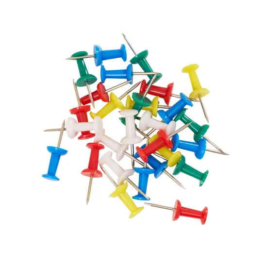 Push Pins Assorted – Pack of 30