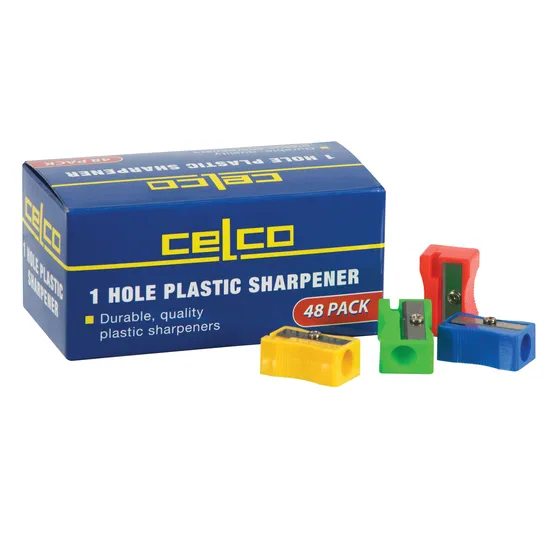 Celco Plastic Single Hole Sharpeners – Pack of 48 - MTA Catalogue