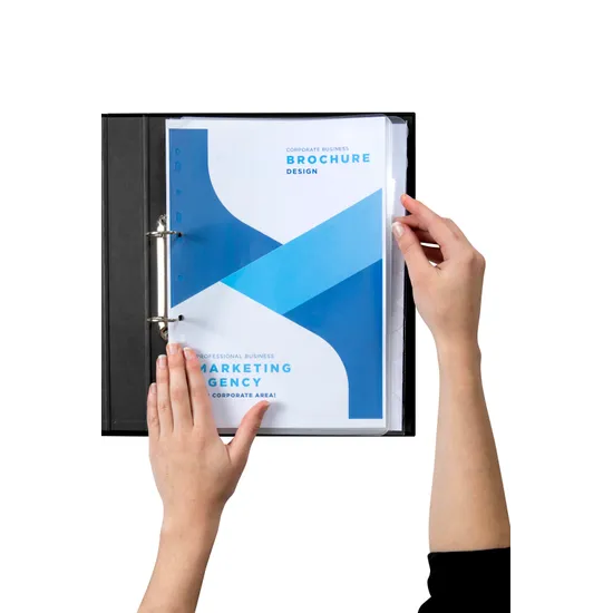 Marbig A4 Polypropylene 10 Index Tabs Clear