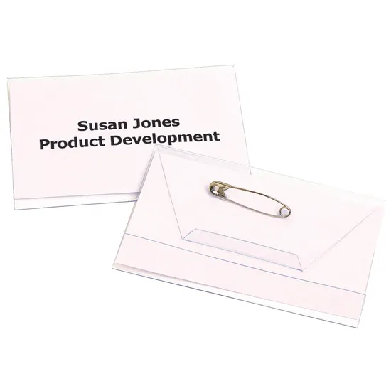 Rexel ID Convention Cardholder with Pin – Pack of 50