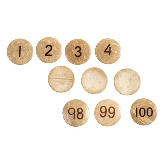 Coconut Shell Circles – 4 cm, Set of 100 - MTA Catalogue