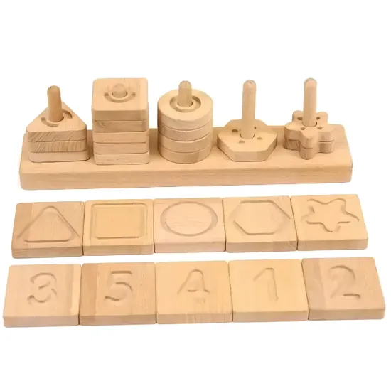 Sensory Geo String Shapes - Tactile