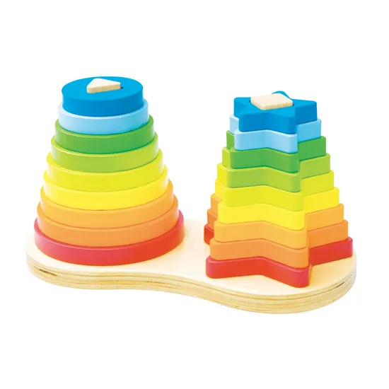Rainbow Stackers 19 Pieces