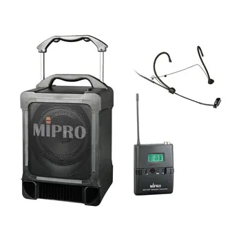 MIPRO - Portable PA without Bluetooth, incl Headworn Microphone ...