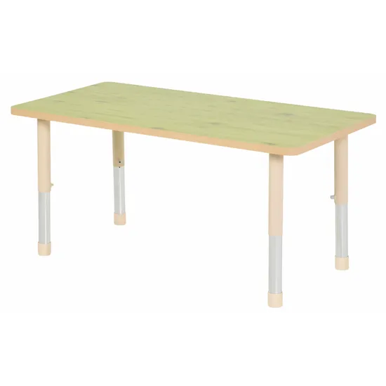 Aurum Spaces Adjustable Height Rectangular Table - Green - 120 (L) x 60 ...