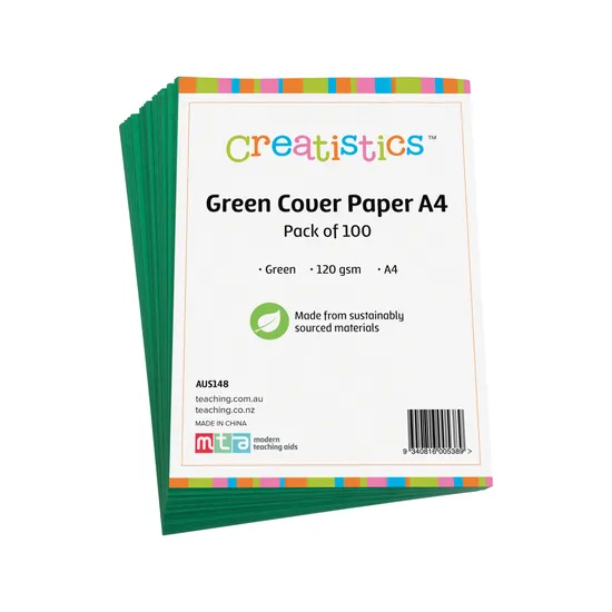 Green Cover Paper A4 120 gsm - Pack of 100