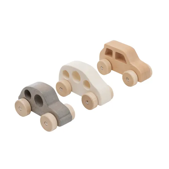 Discoveroo Chunky Neutral Cars - Set of 3