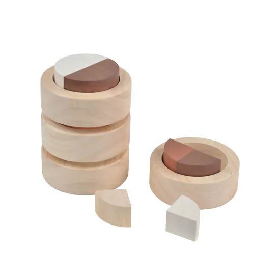 Stacking Fraction Cups – Visual Fractions, Set of 9