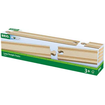 BRIO Long Straight Tracks 4 Pieces