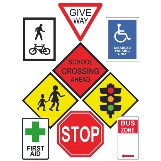 Tuzzles Road Signs Table Puzzle Set