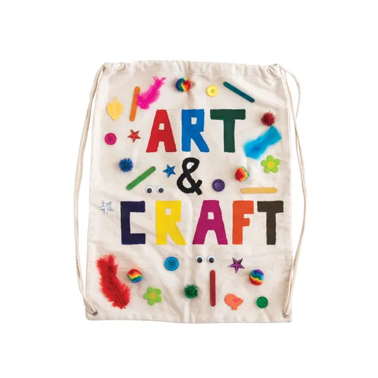 Calico Drawstring Backpack - Pack of 10