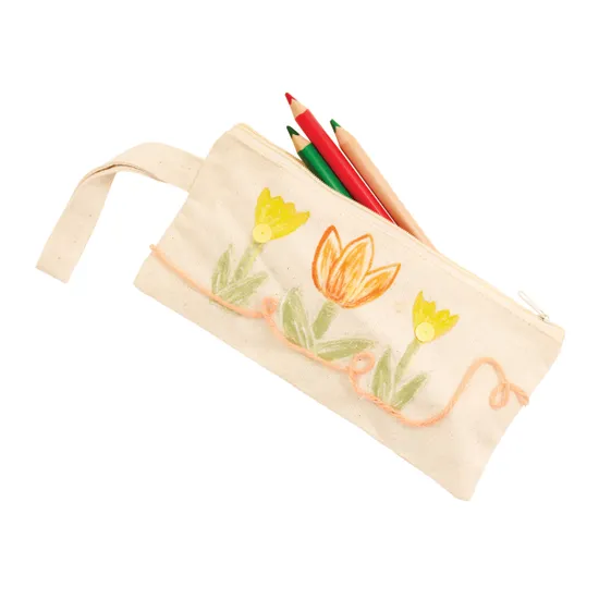 Calico Pencil Case - Pack of 10