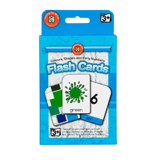 Flash Cards - Colours Shapes & Early Numbers