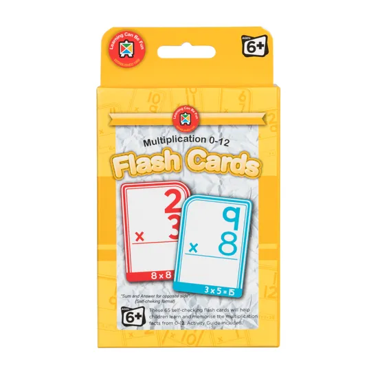 Flash Cards - Multiplication 0-12
