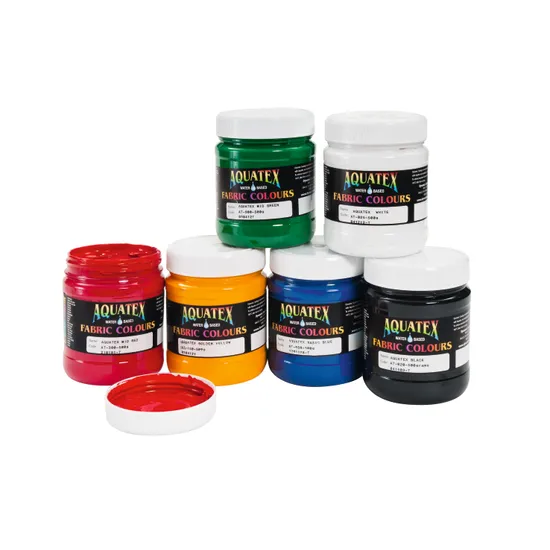 Fabric Paint Primary Colours 500 ml - Set of 6