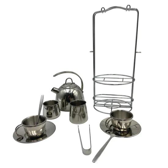 Stainless Steel Tea Set 11 Pieces
