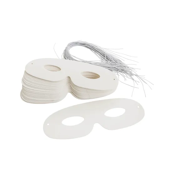 Cardboard Masks - Pack of 50