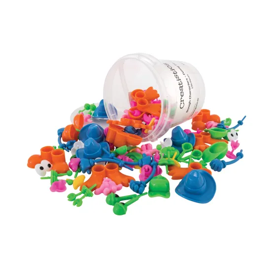 Dough Characters Funny Faces - Pack of 130