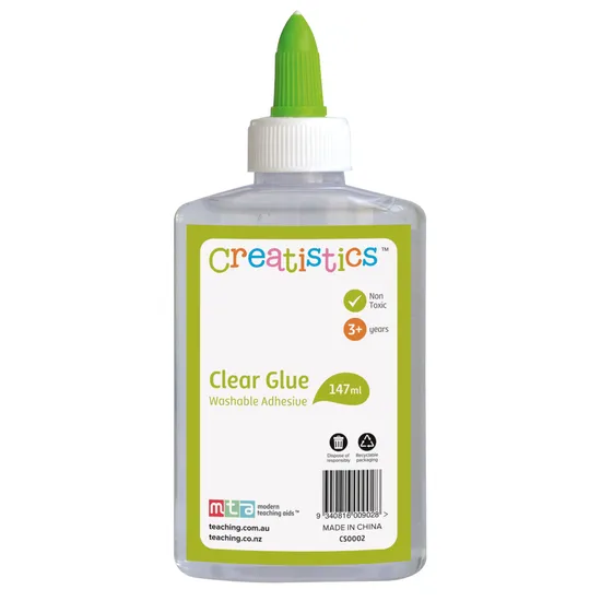 Creatistics Clear Glue 150 ml - Pack of 12