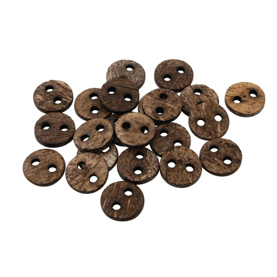 Natural Coconut Buttons - Pack of 100