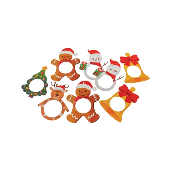 Christmas Character Photo Frames - Pack of 10