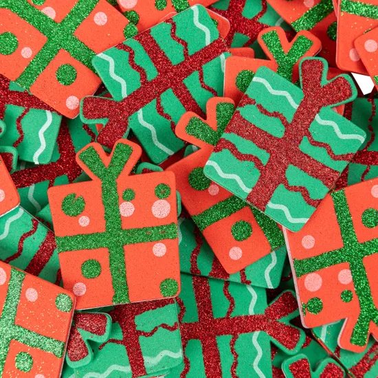 Christmas Present Stickers - Pack of 100