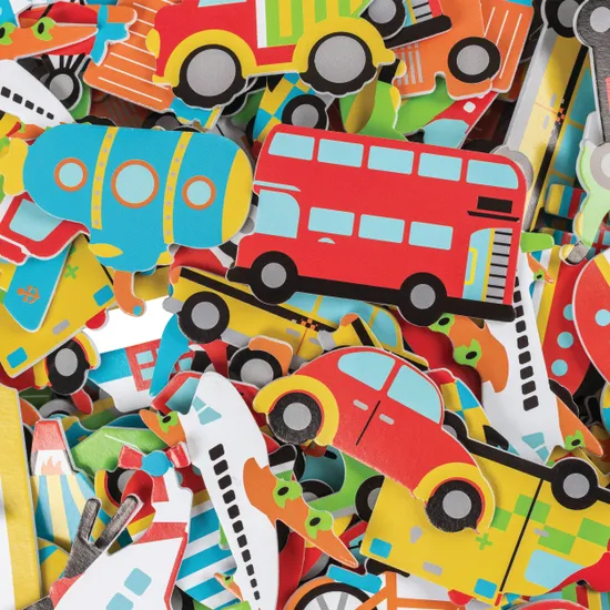 Foam Transport Stickers - Pack of 300