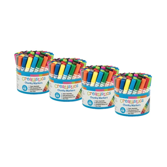 Creatistics Chunky Coloured Marker Value Pack