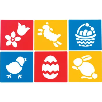 Easter Stencils - Pack of 6