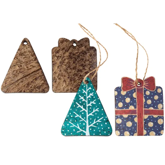 Coconut Christmas Tree & Present - Pack of 10