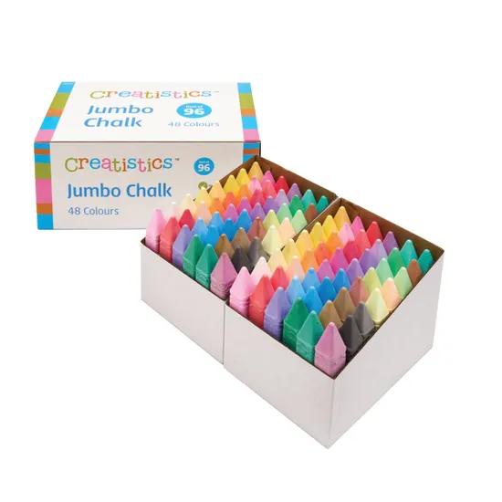 Creatistics Jumbo Chalk - Pack of 96