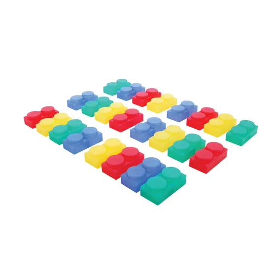 SiliShapes Soft Bricks Pack of 24