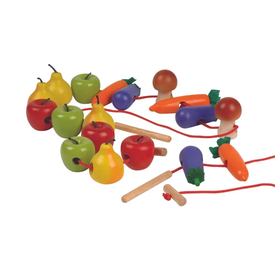 Threading Fruit and Vegetables