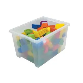 Plastic Storage Container Large – 35 x 26 x 21 cm, No Lid