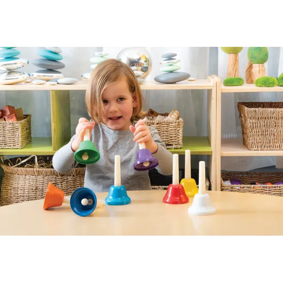 Rainbow Music Bells - Set of 8