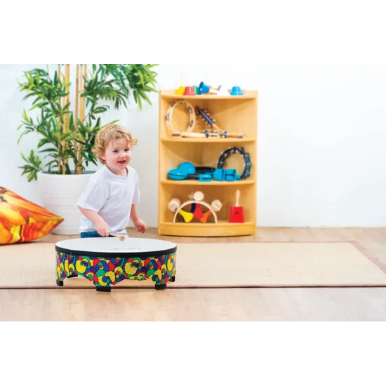 Low Colourful Floor Drum