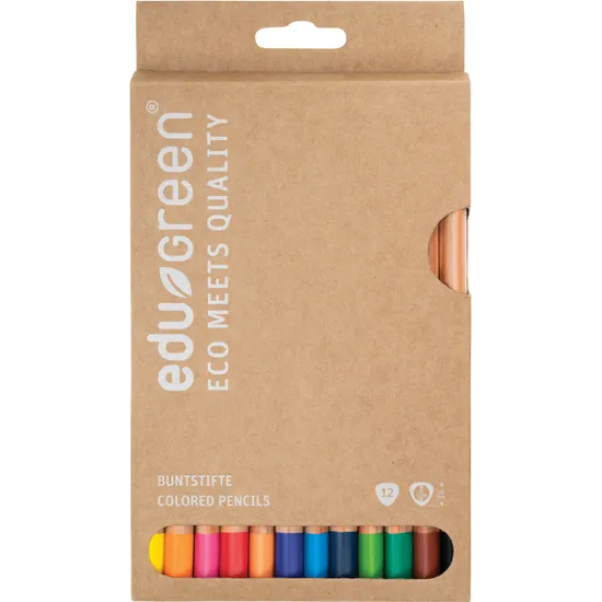 eduGREEN Jumbo Triangular Pencils - Pack of 12