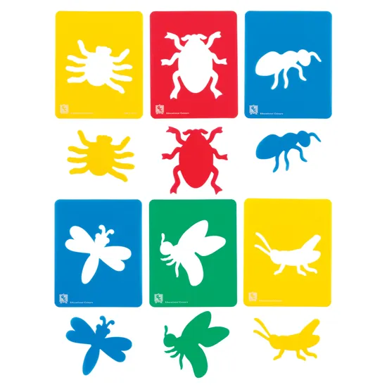 Bug Stencils - Pack of 6