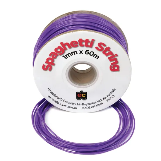 Spaghetti String 60 m - Purple