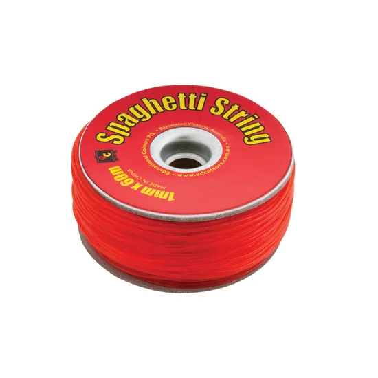 Spaghetti String 60 m - Red