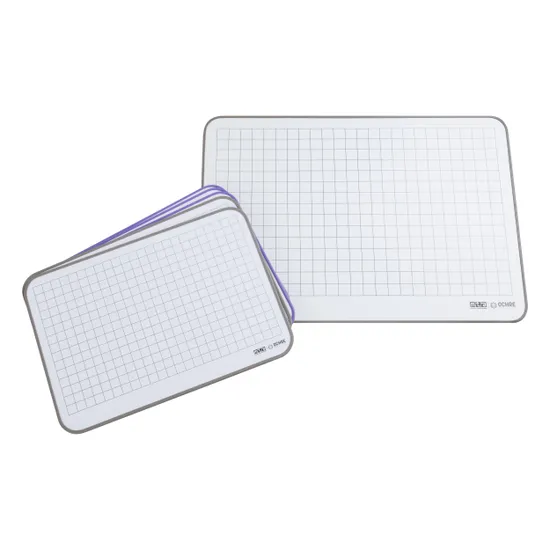 Ochre Magnetic Student Mini Whiteboard – Year 7–10, Pack of 5