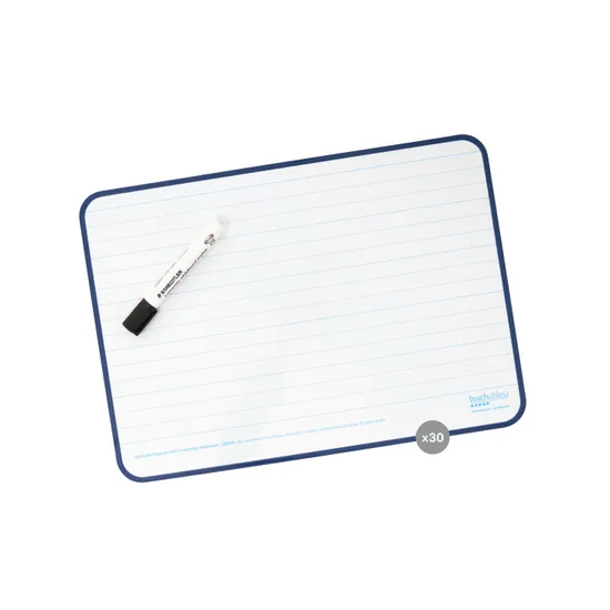 Classpack Dotted Thirds Student Mini Whiteboard Handwriting 30Pk