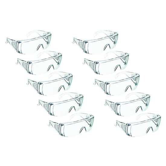 Clear Safety Glasses - Vented, Set of 30