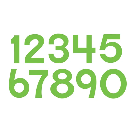 Sizzix Metal Number Die Cut Set