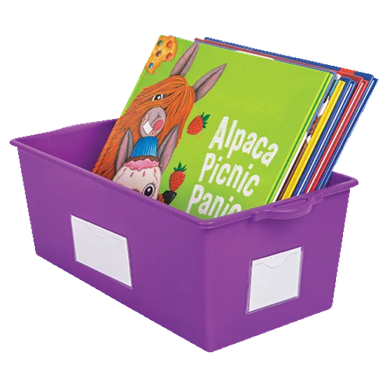 Elizabeth Richards Help Yourself Book Bin Purple