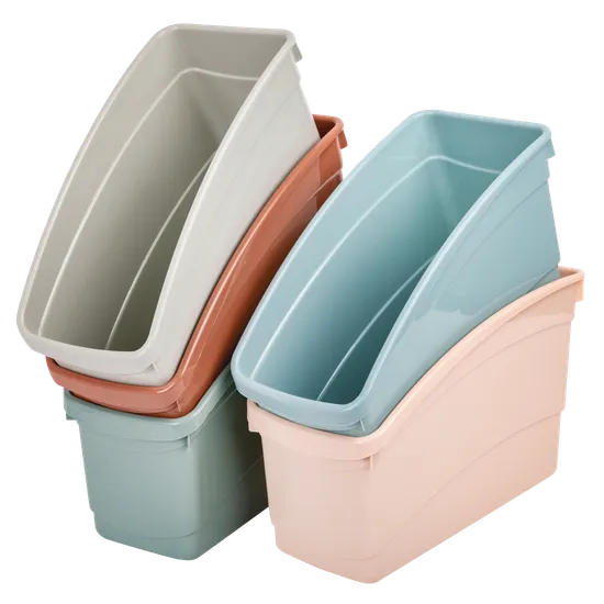 Book & Storage Tubs - Set of 5