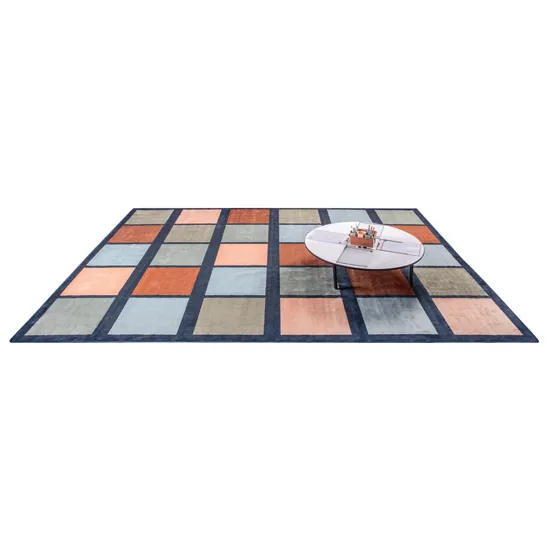 Colours of Australia Rug - Square Pattern - 4 (L) x 3 (W) m