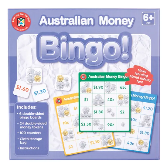 Australian Money Bingo