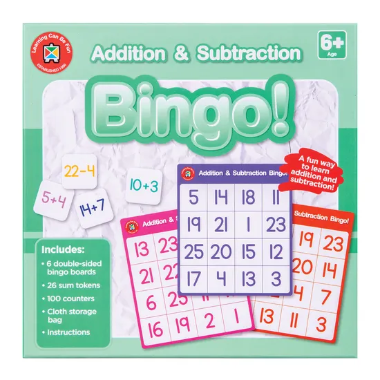 Addition & Subtraction Bingo - MTA Catalogue