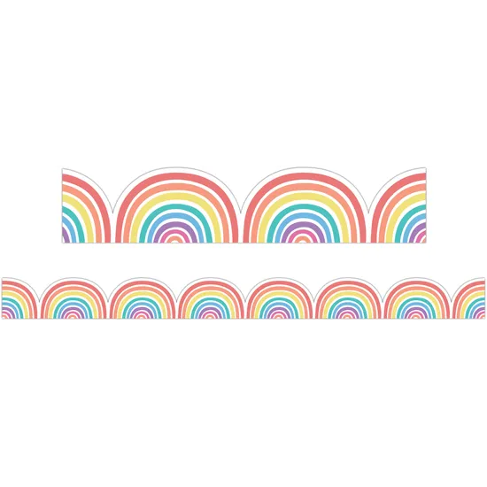 Rainbow Die-cut Border – Pack of 12